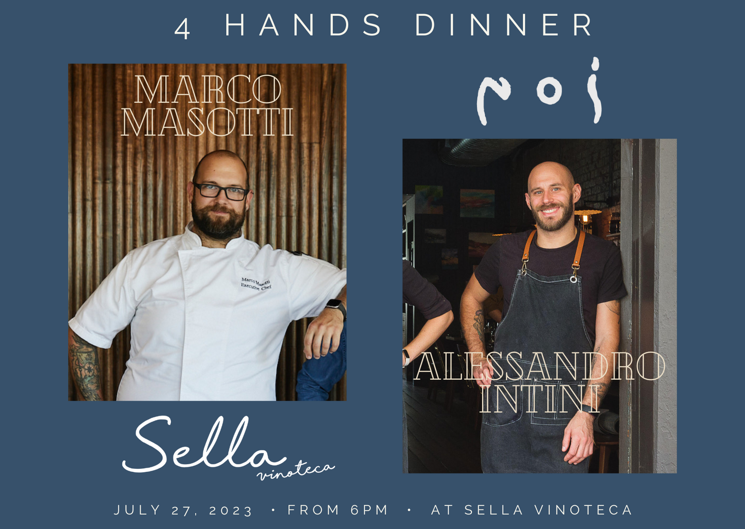 Four Hands Dinner – Sella Vinoteca